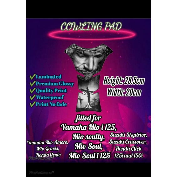 Cowling Pad Honda Click 125i and 150i / Honda Genio / Suzuki Skydrive ...