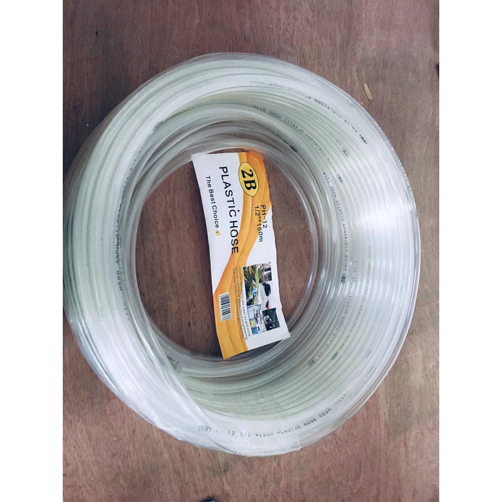 2B ( PER METER ) Plastic Hose / Level Hose Clear green 1/2'' 3/8 ...