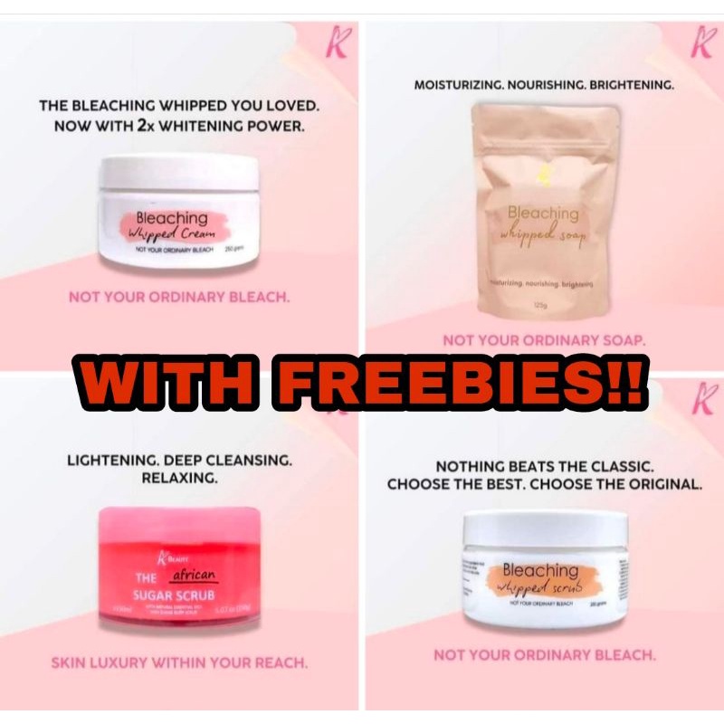 K-Beauté BLEACHING WHIPPED SCRUB,CREAM,SOAP,AFRICAN SCRUB OR LOTION by ...