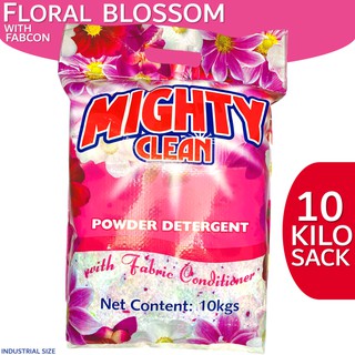 Mighty Clean Detergent Powder Floral Blossom 10kgs | Shopee Philippines