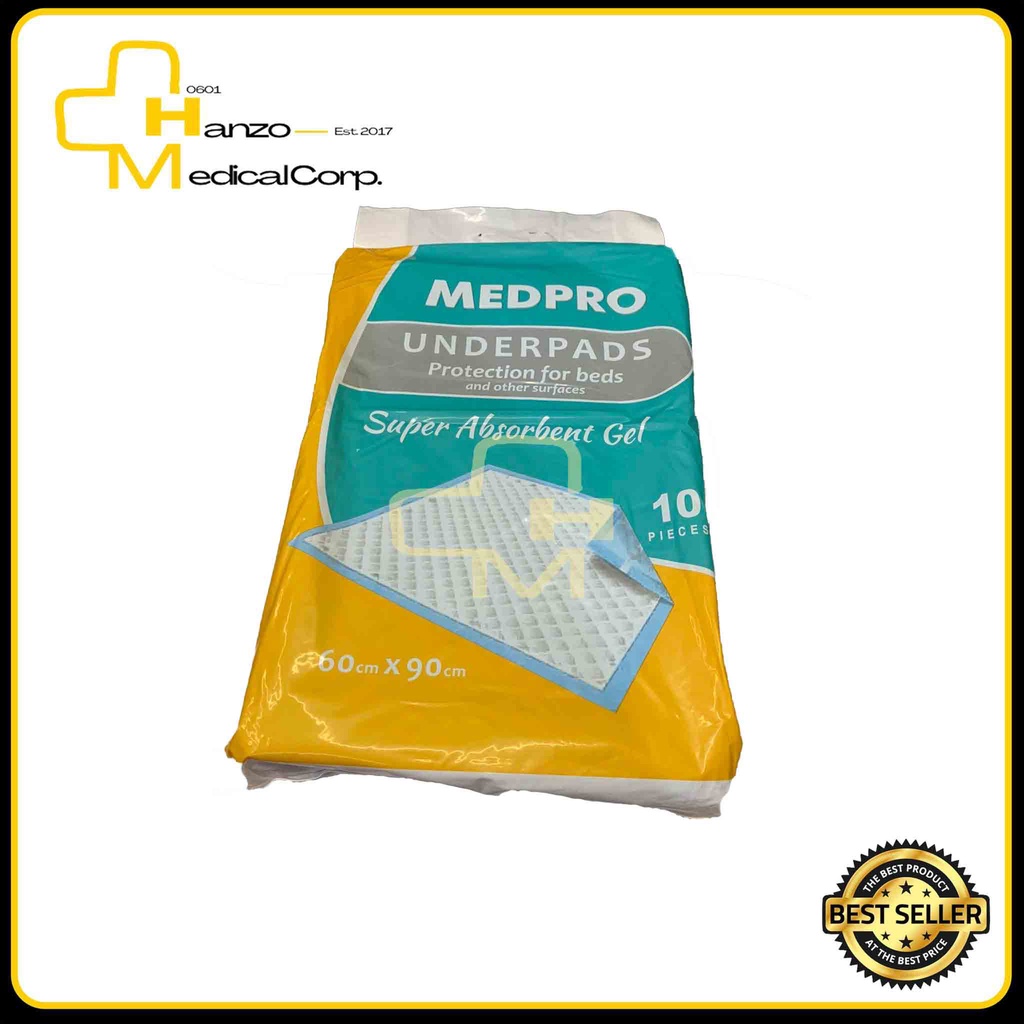 MEDPRO DISPOSABLE UNDERPADS / BED PAD | Shopee Philippines