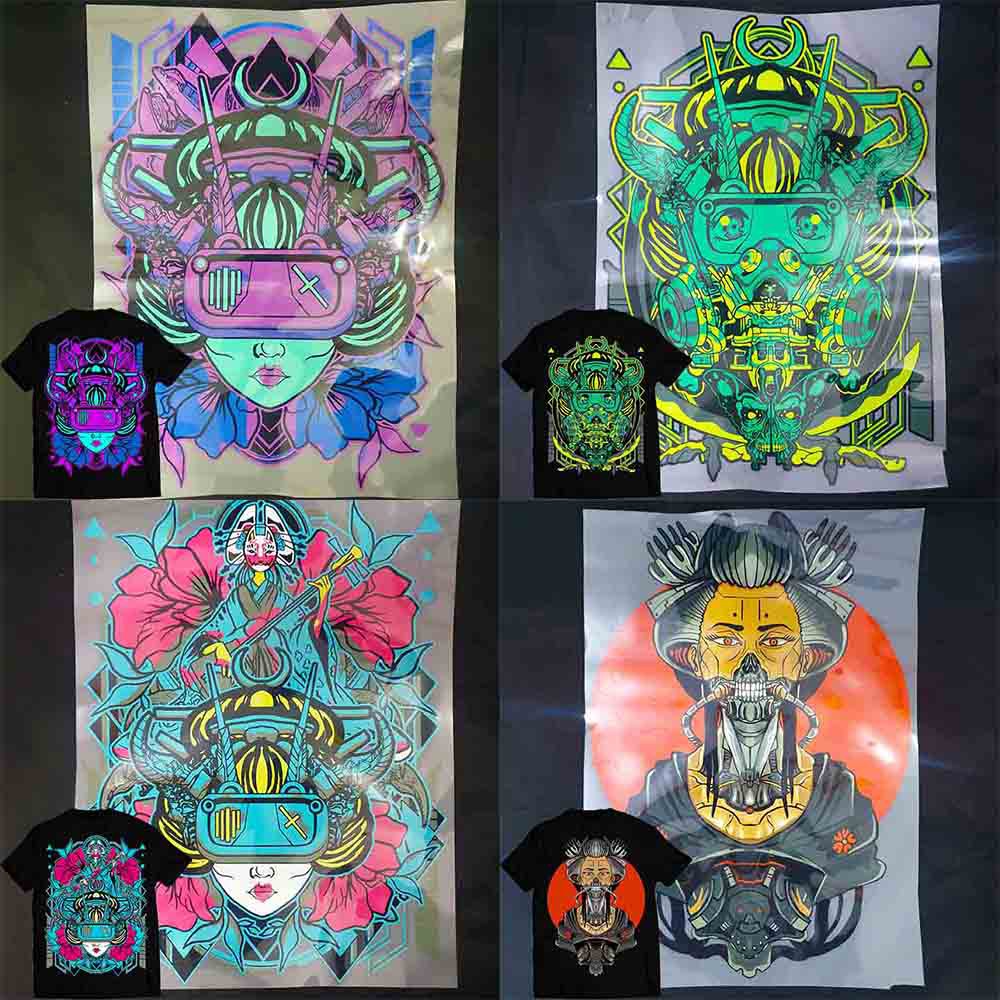 IRON ON - Designs 02 A3 Size (11.5"x16") Ready To Press in any fabric ...