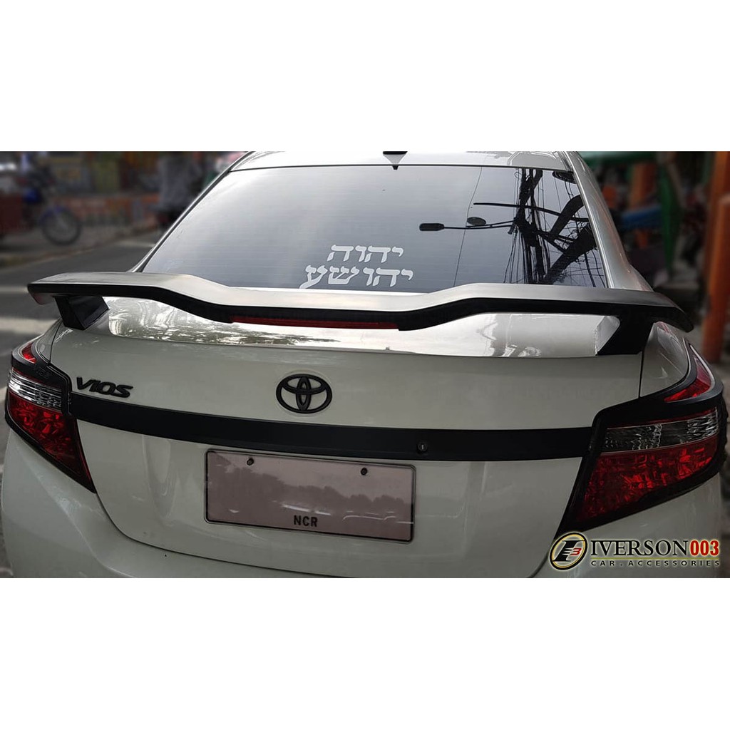 Modulo Spoiler with 3rd Brakelight for Toyota Vios 2014 to 2018 ...
