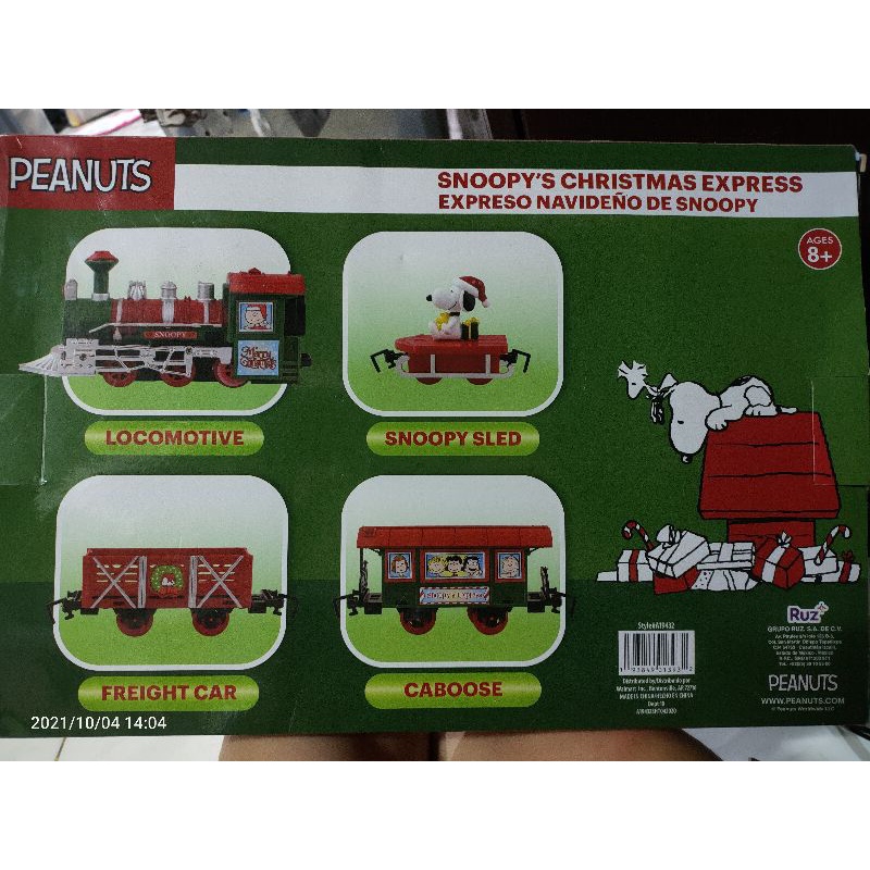 PEANUTS CHRISTMAS VERSION TRAIN SET | Shopee Philippines