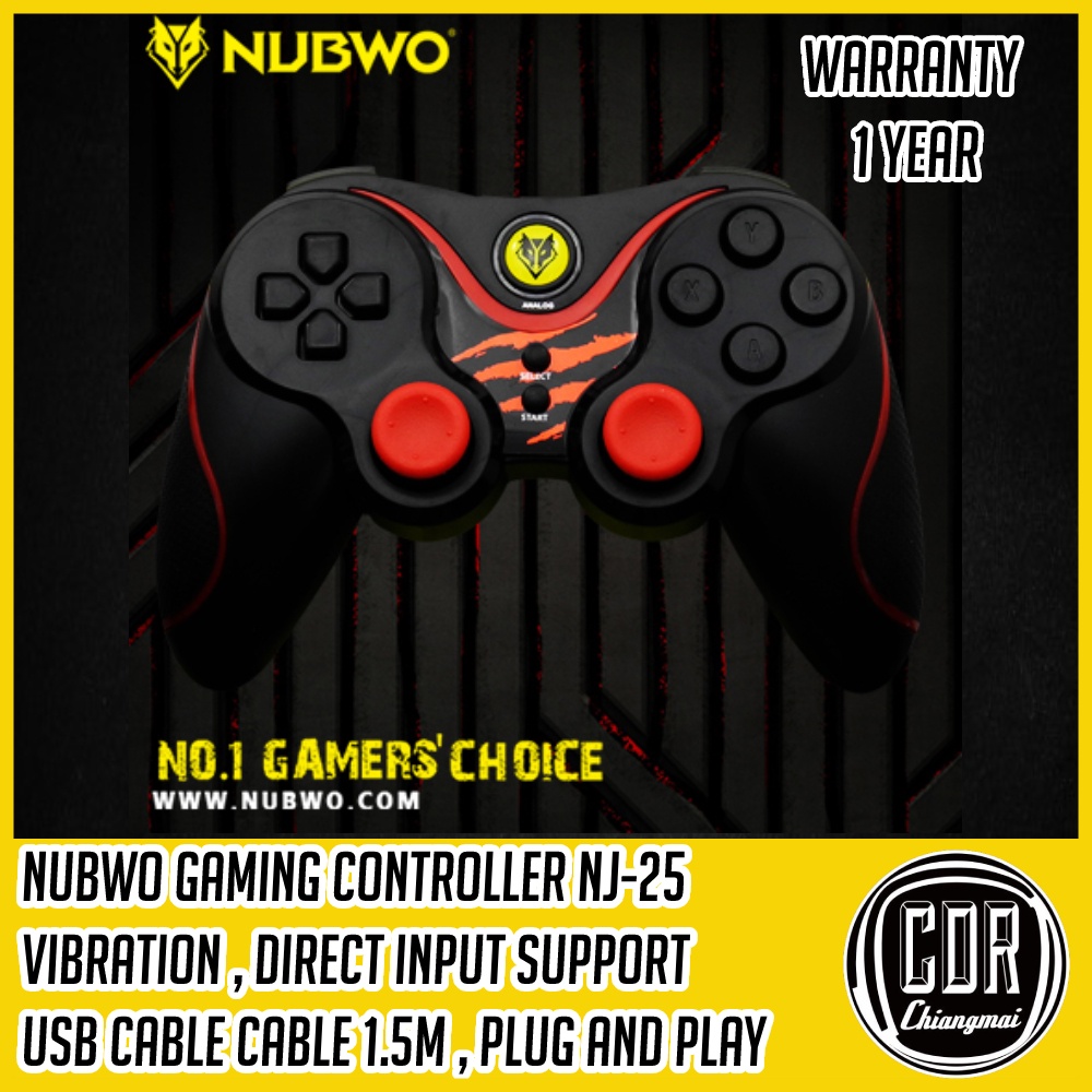 NUBWO Joy Stick NJ-25 PRO Analog Game Controller For PC Gaming Joystick (1 Year Warranty ...