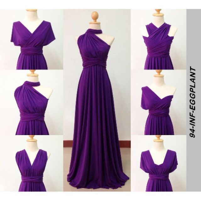 VIOLET Infinity Dress with Attached Tube Floorlength | Shopee Philippines