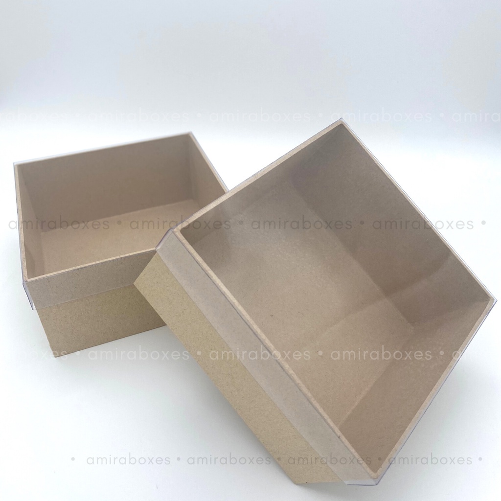 ONHAND | Kraft Hard Box 6x6x3" Full Acetate Type | Shopee Philippines
