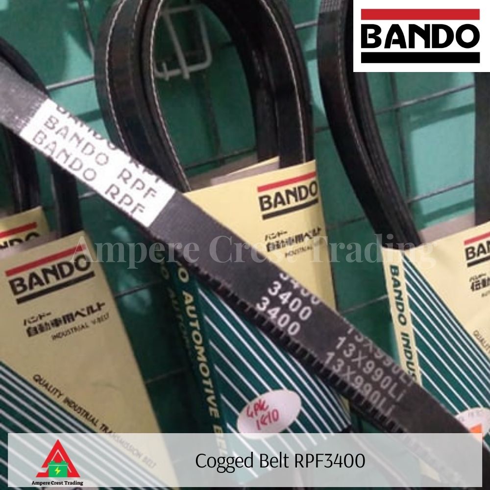 Bando Cogged Belt RPF3400 RPF-3400 Revo GLX and SR 1.8L | Shopee Philippines