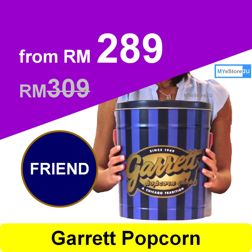 Garrett Popcorn Tin (FRIENDS) | Shopee Philippines