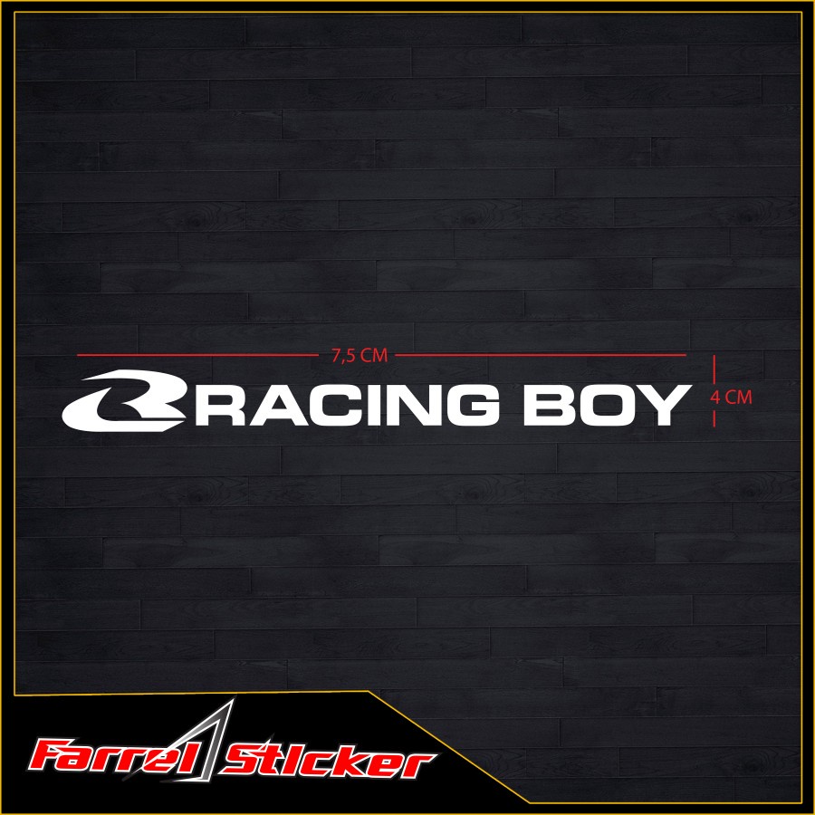 Long RCB RACING BOY sticker | Shopee Philippines