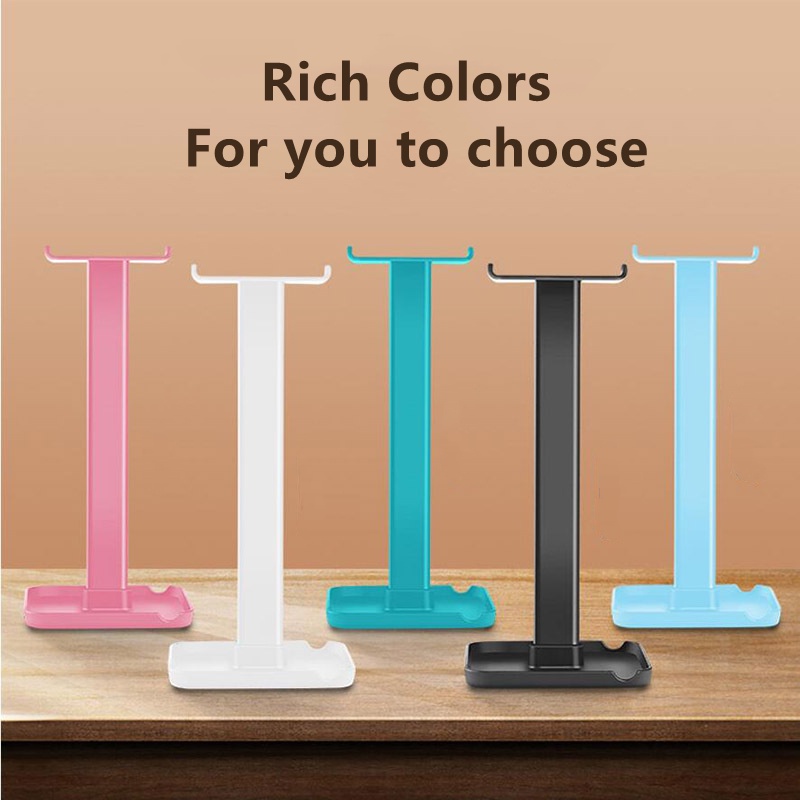 Headset stand Headphone stand With Phone and Tablet Stand Headset ...