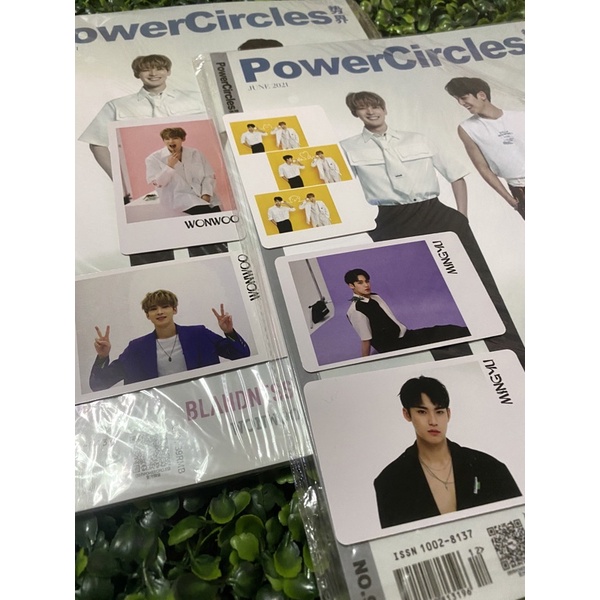 PowerCircles x Meanie / Minwon with PHOTOCARDS / PCS (Seventeen Wonwoo and Mingyu Magazine ...