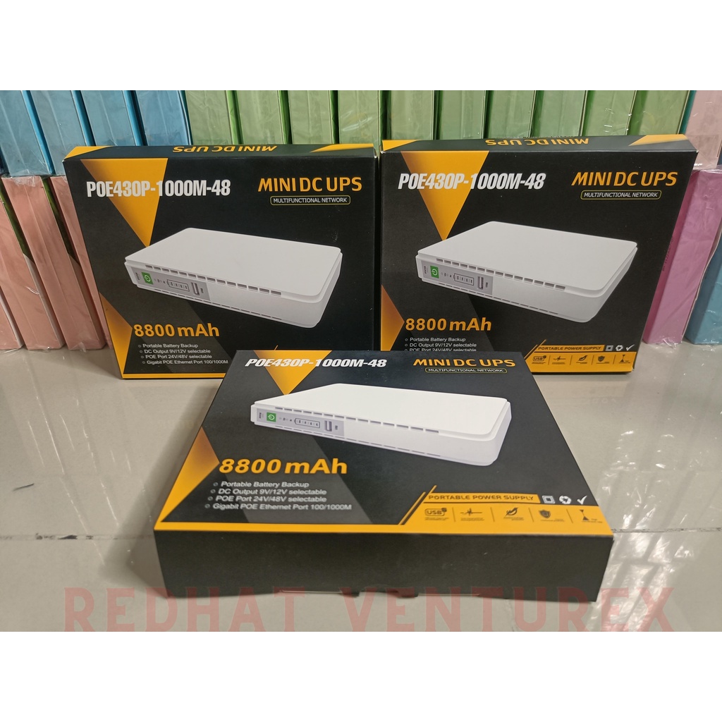 MINI POE UPS for Modems/Routers/CPEs 8800/10000mAh | Shopee Philippines