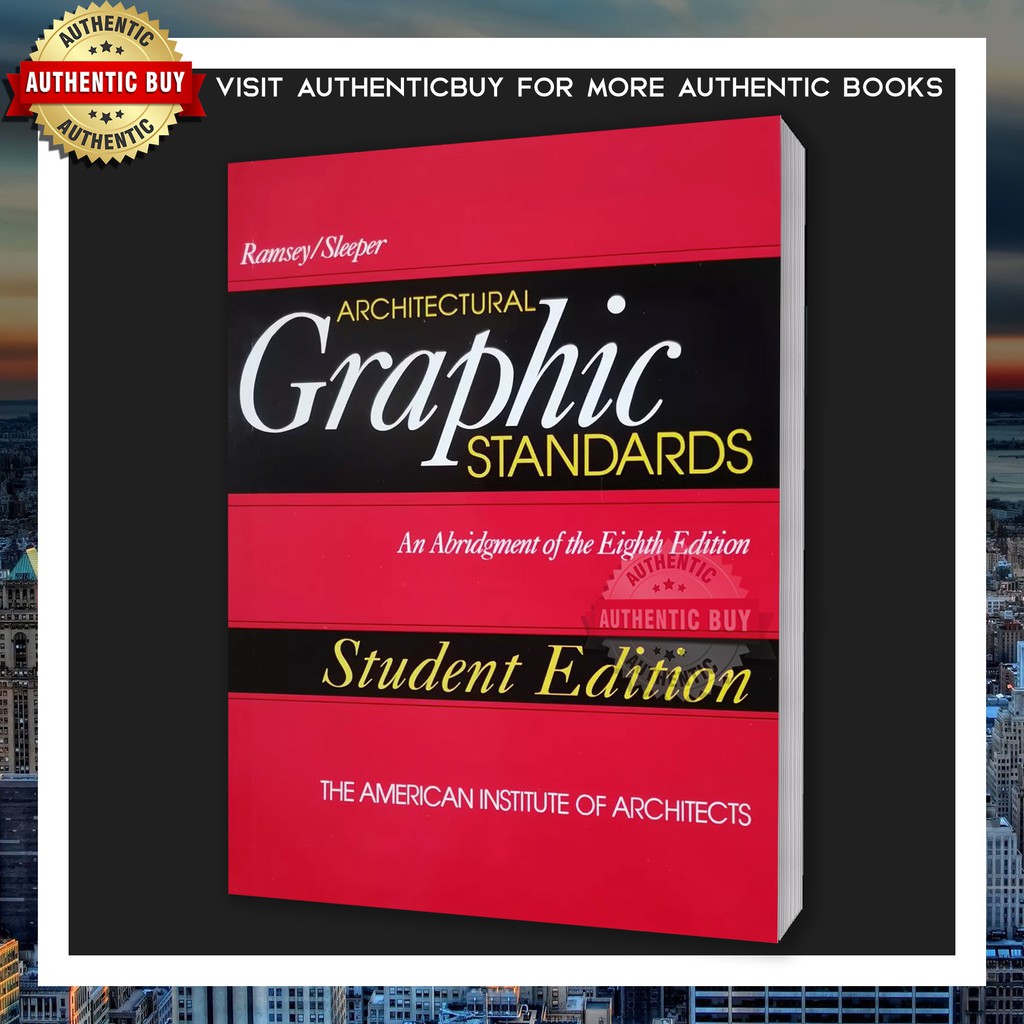 AUTHENTIC / Ramsey/Sleeper ARCHITECTURAL Graphic STANDARDS Student Edition | Shopee Philippines