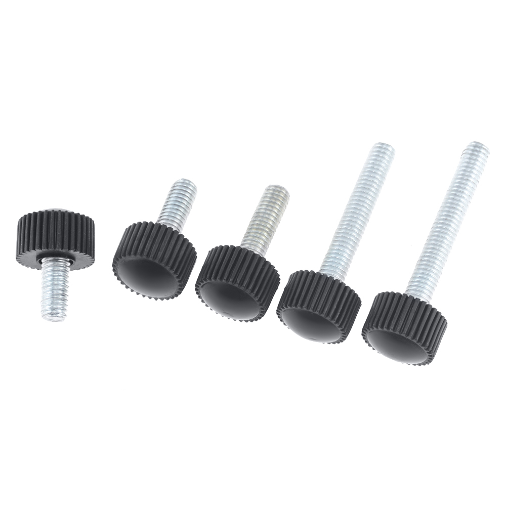 5PCS M4 M5 M6 Knurled Nylon Round Plastic Head Handle Thumb Screw ...