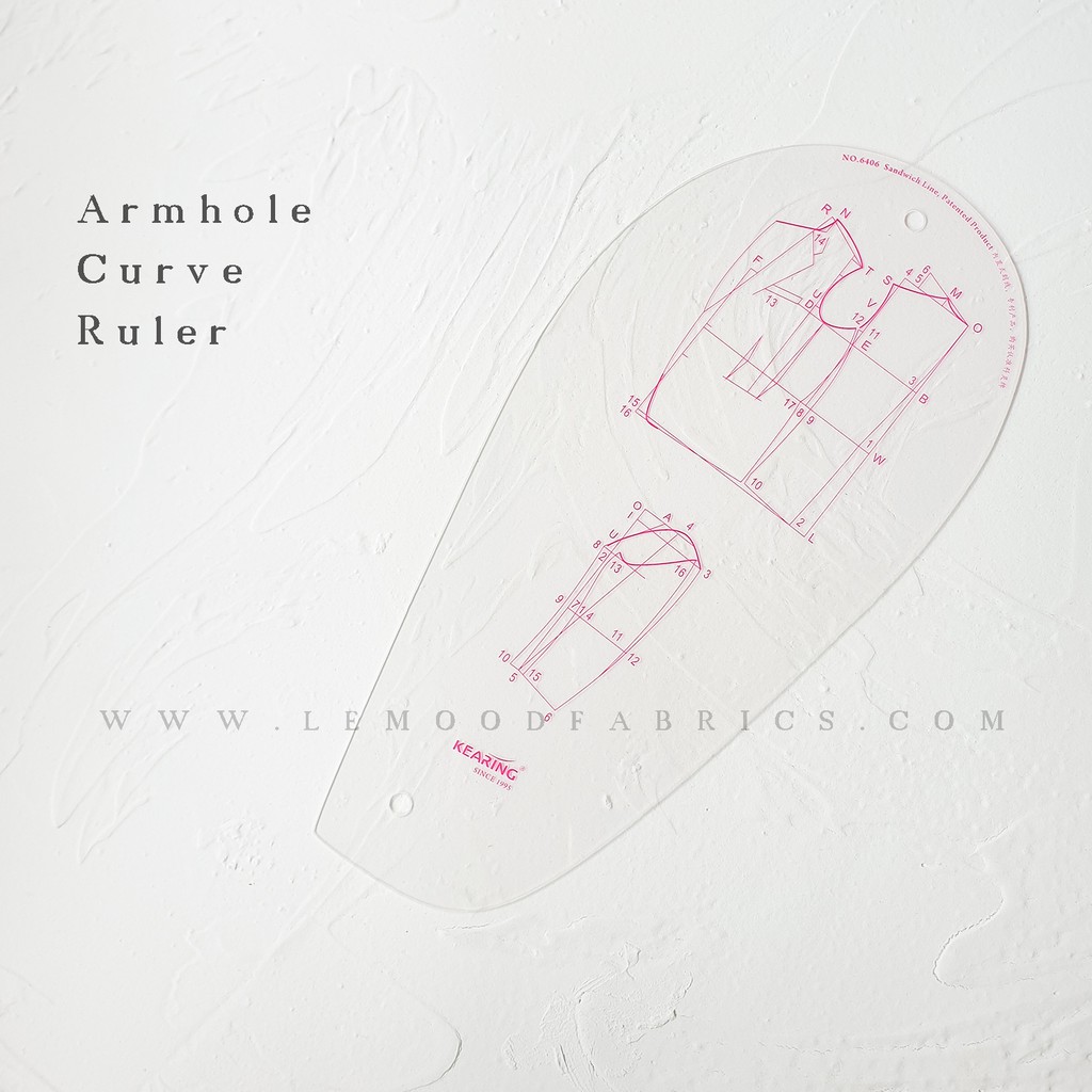 Le Mood Kearing 6406 Vary Form Curve Ruler Sleeve Armhole Curve Ruler ...