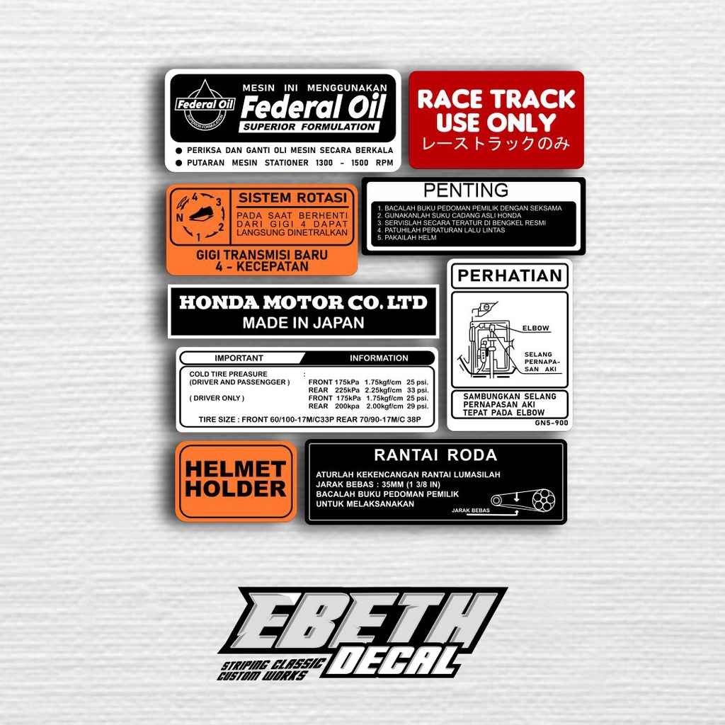 Honda C70, Astrea All Series, Super CUB, etc. Restoration Detailing ...