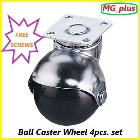 Ball Caster with Rubber Wheel 2" GULONG (4pcs per set) box price ...