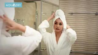 Aquadry Wash Towel Revolutionary Microfiber Fabric Bath Accessory 13" x13" WJ522 | Shopee ...