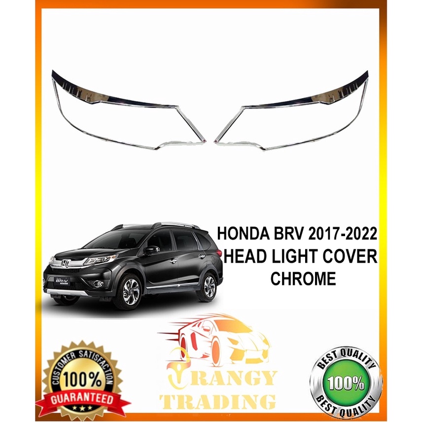 Honda BRV 2017 to 2022 Headlight cover Chrome 2018 2019 2020 2021 Head ...