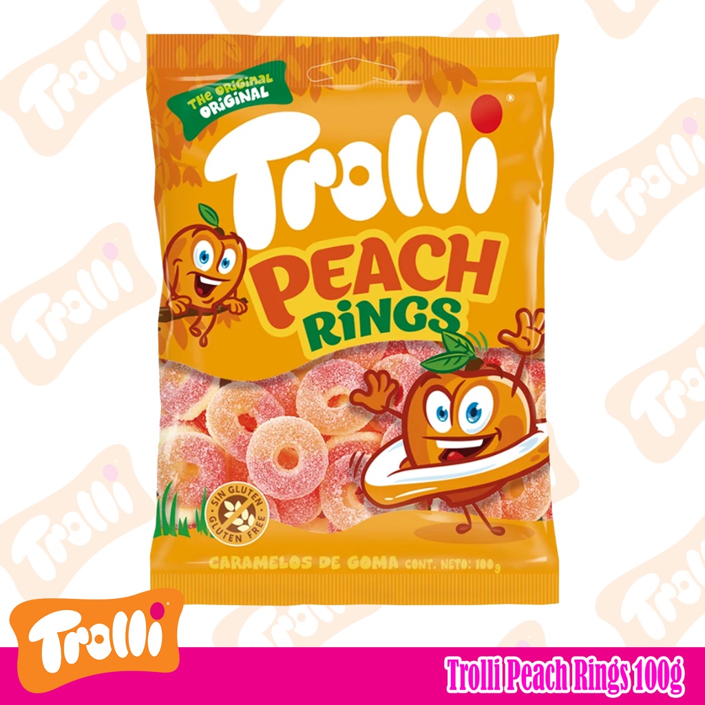 Trolli Peach Rings 100g | Shopee Philippines