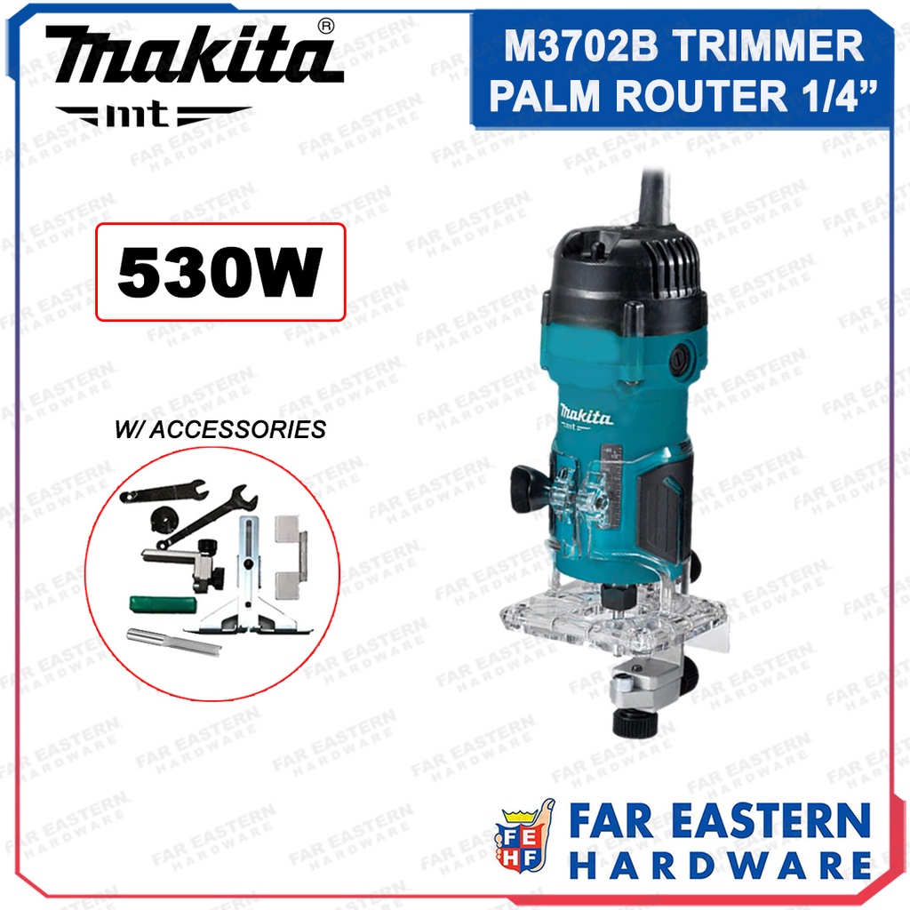 MAKITA MT Trimmer Palm Router for Wood 1/4" 530W M3702B | M3700B MKPTCD ...