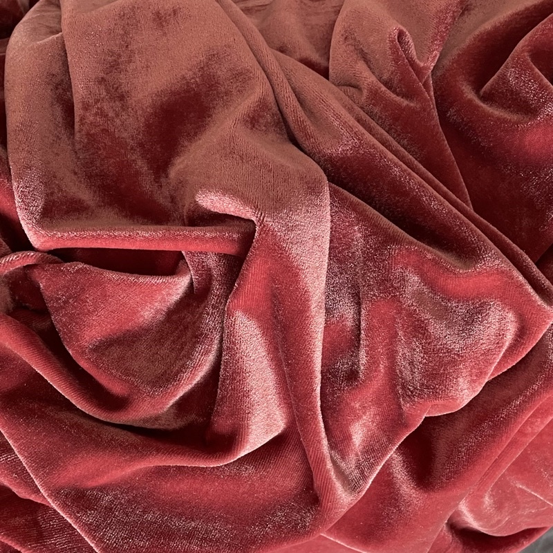 TELA MANILA Velvet per Yard Fabric Tela Cloth Stretchable Plain Fluffy ...