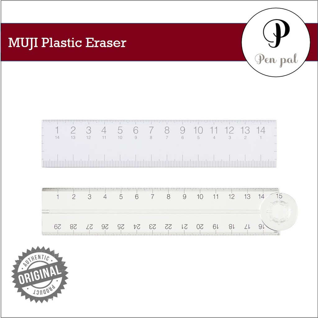 MUJI Transparent Ruler | Shopee Philippines