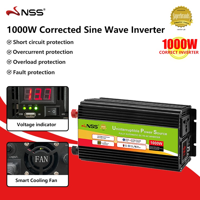 Nss Solar Inverter 12V to 220V Original Set Solar Hybrid Offgrid 350 ...