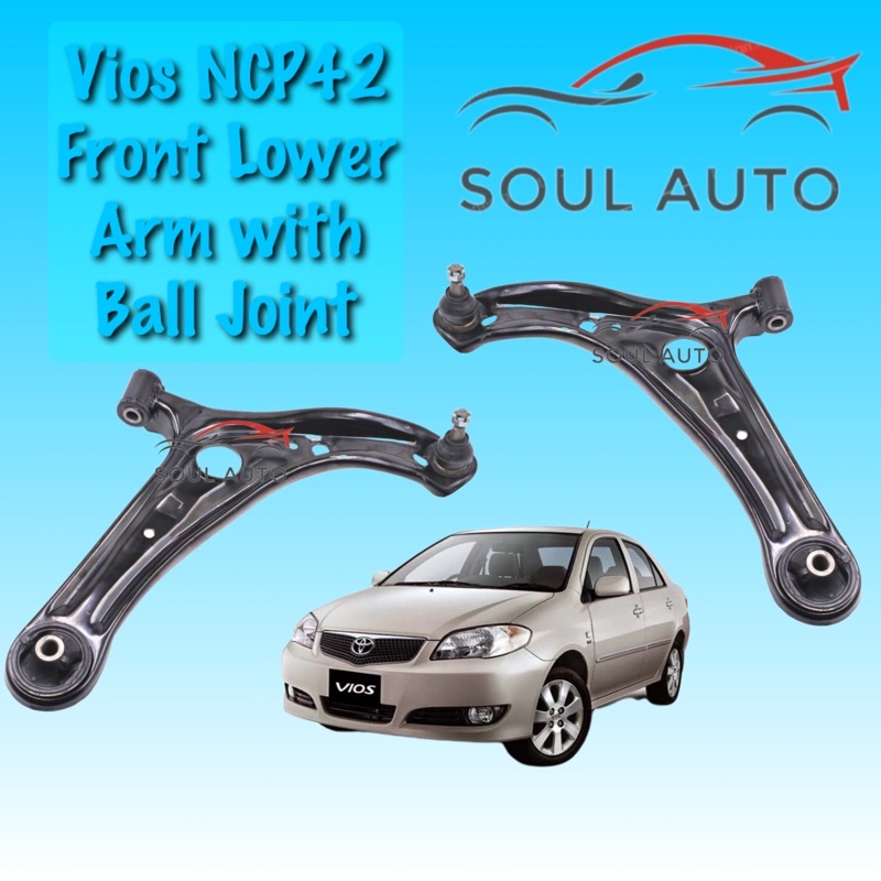 Toyota Vios NCP42 (2002-2007 year) 1.5cc Front Suspension Lower Arm ...