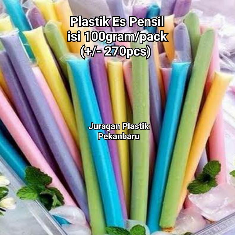 LILIN Plastic Ice Pencil contains 100 grams/pack Packaging PE Yogurt ...
