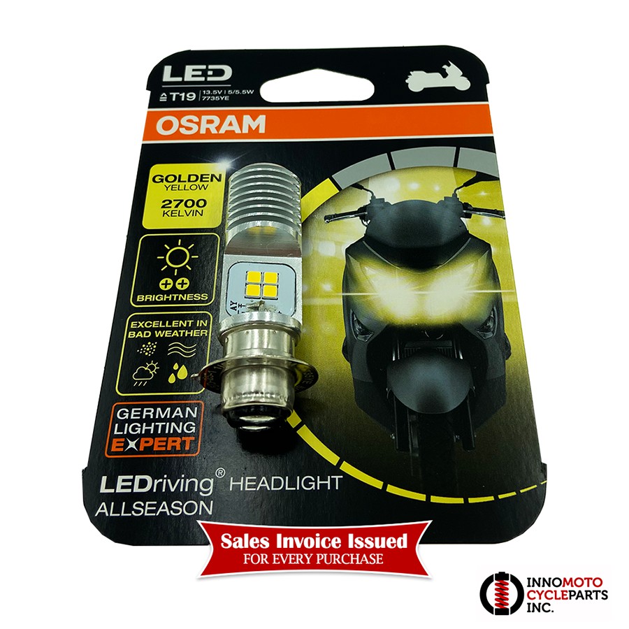 Osram - LED (T19/M5) - All Season (Golden Yellow) - Headlight Bulb | Shopee Philippines