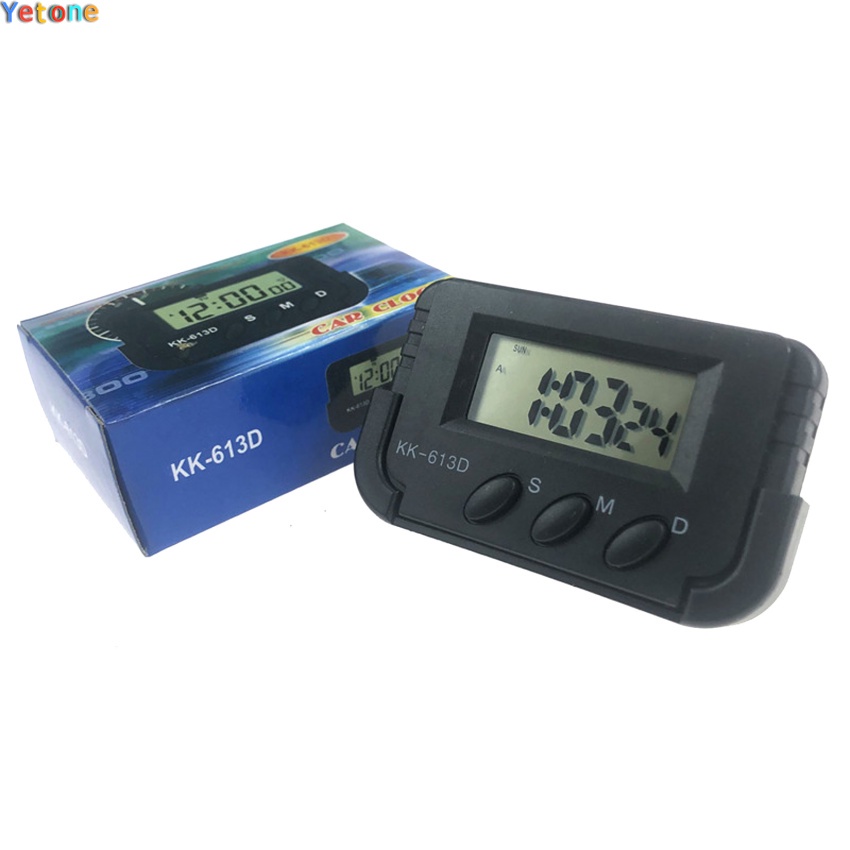 Electronic digital Car clock automobile mini vehicle Watch Kenko 613d ...