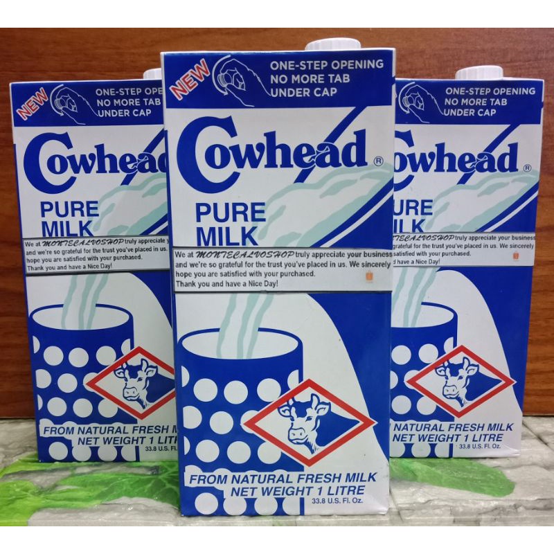 Cowhead Fresh Pure Milk 1-L [MADE IN USA] | Shopee Philippines