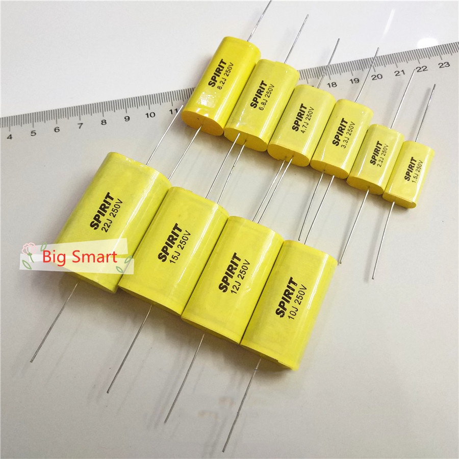 2pcs 250V 1uf 1.5uf 2.2uf 3.3uf 4.7uf 6.8uf 8.2uf 10uf 12uf 15uf 20uf ...