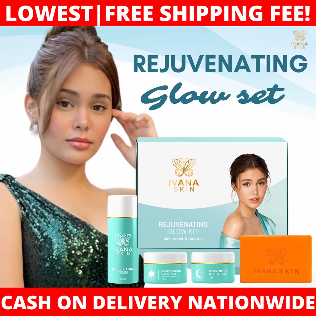IVANA SKIN | Rejuvenating Set • Lotion • Kojic • Sunscreen • Charcoal ...