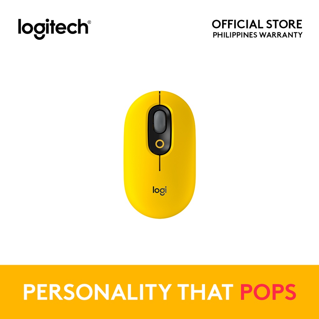 Logitech Pop Mouse Blast - Wireless Mouse with customizable emoji ...