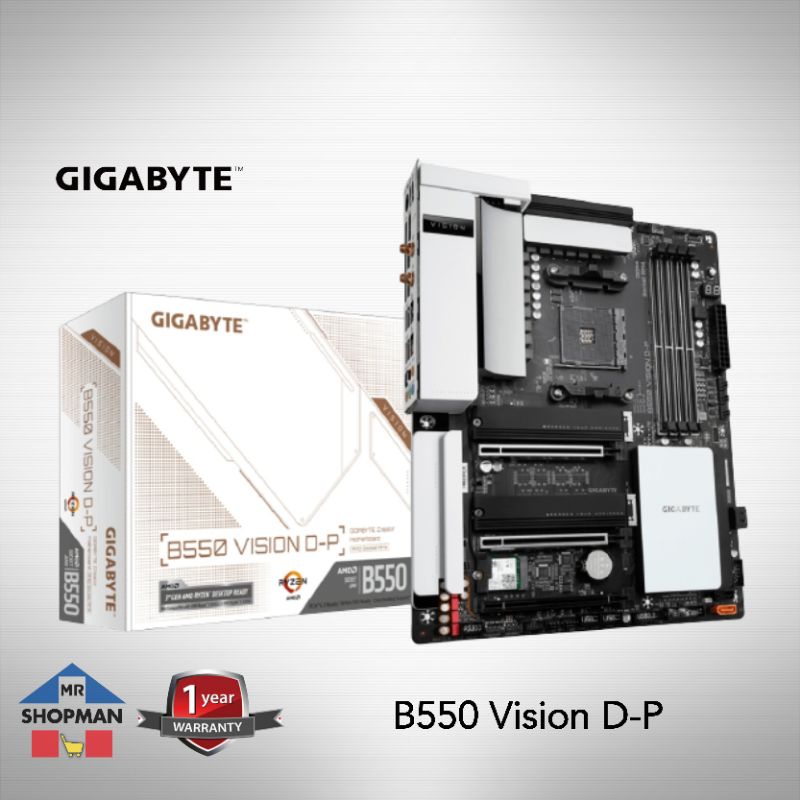 Gigabyte B550 Vision D-P AMD Motherboard | Shopee Philippines