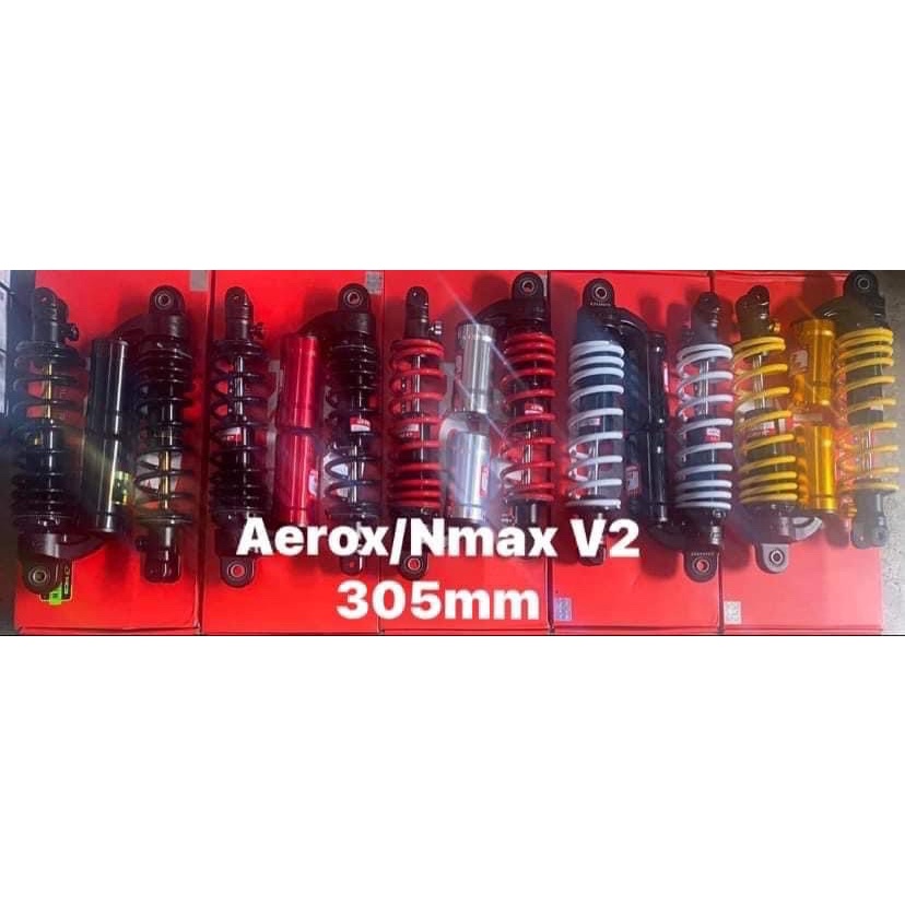 Rcb dual shock mb2+ Aerox 155 v1/v2/Nmax 155 version 2 305mm | Shopee Philippines