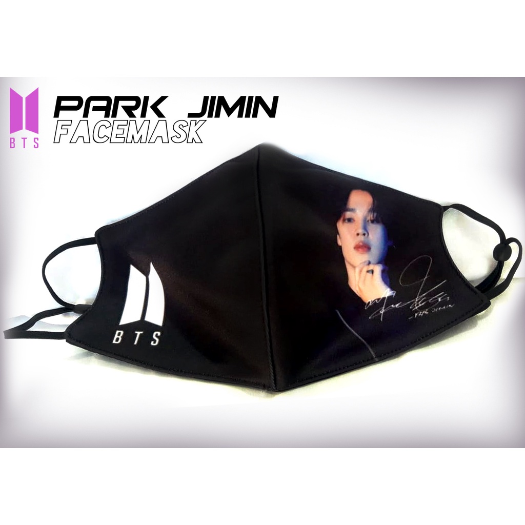 BTS FACEMASK Solo version water repellant Jimin park jungkook taehyung ...