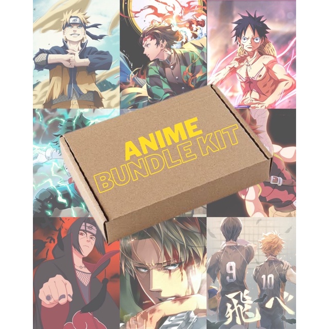 Anime Bundle Kit | Anime Fan Merch Box (Naruto, Demon Slayer, Haikyuu ...