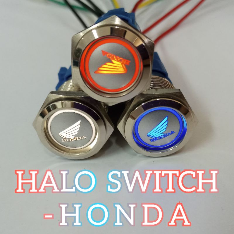 HALO SWITCH HONDA DESIGN w/ Light | Shopee Philippines