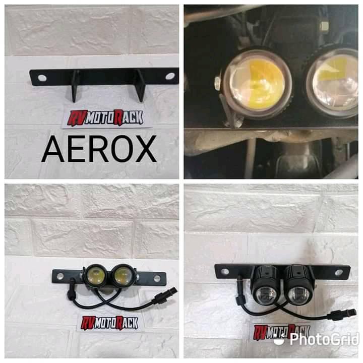 Yamaha Aerox 155 Mini Driving Light MDL Bracket by RV MotoRack | Shopee ...