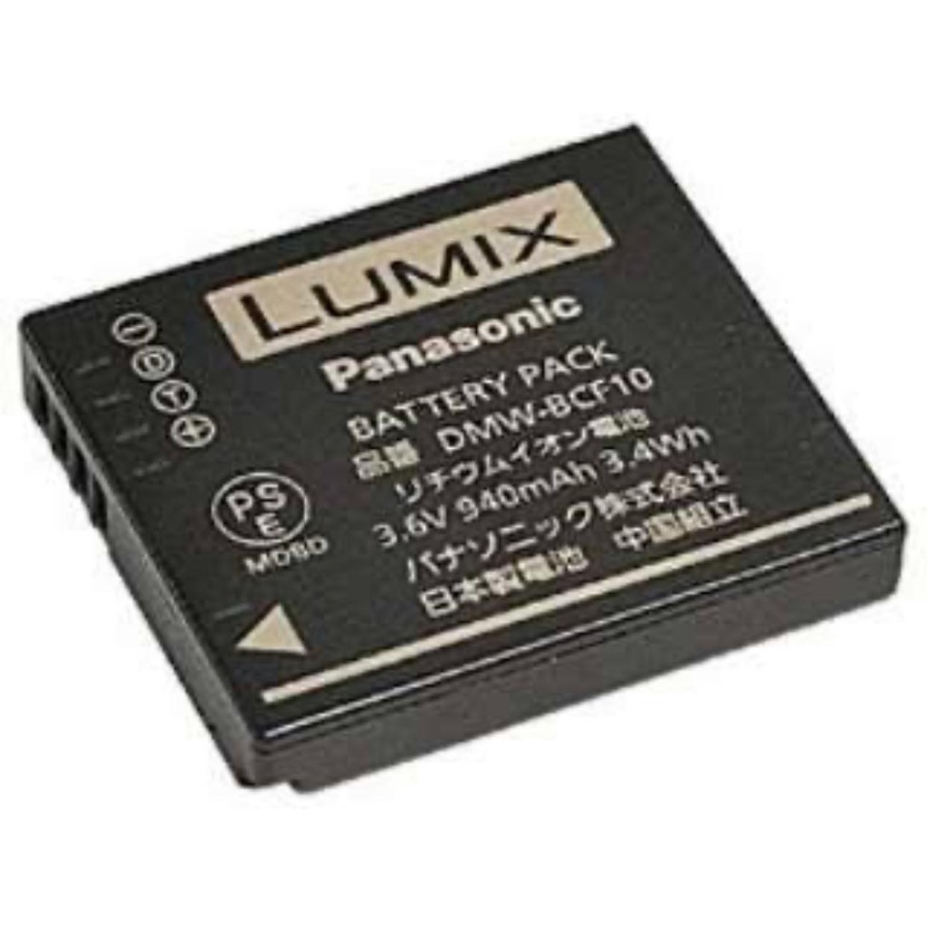 DMW-BCF10 BCF10 BCF10PP CGA-S/106C S009 Battery Lumix DMC-TS1 FX48 FS25 ...