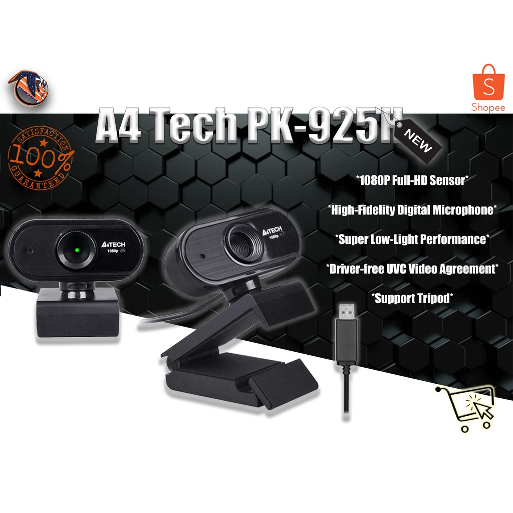 A4 tech PK-925H Webcam Laptop and desktop | Shopee Philippines