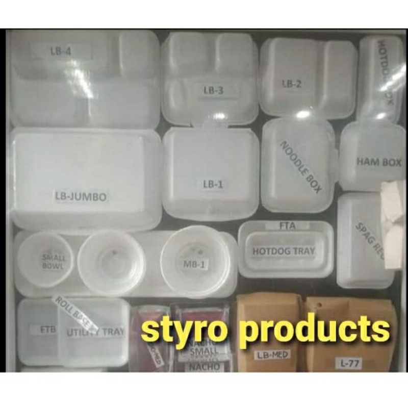 STYRO PRODUCTS: NOODLE BOX 50PCS (DM US TO ORDER) | Shopee Philippines