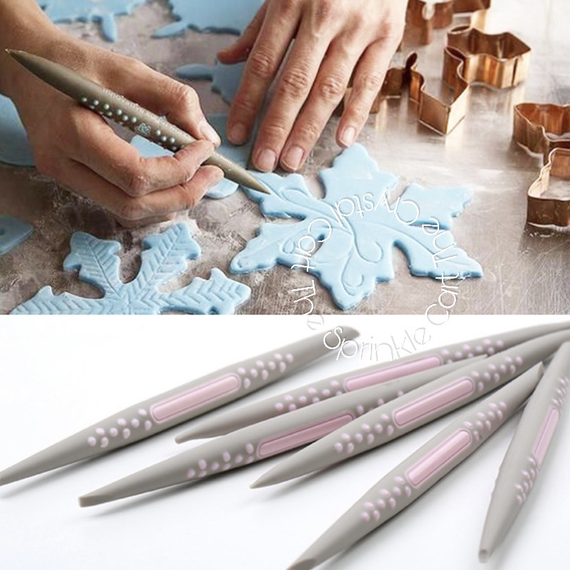 6pcs Cake Sculpting Carving Modeling Fondant Tools Plastic Clay Polymer ...