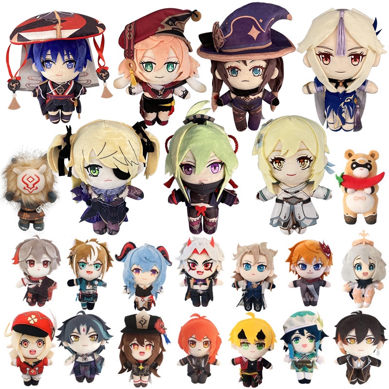 （Ready stock)10-20cm Genshin Impact Stuffed Doll Itto Kazuha Keqing ...