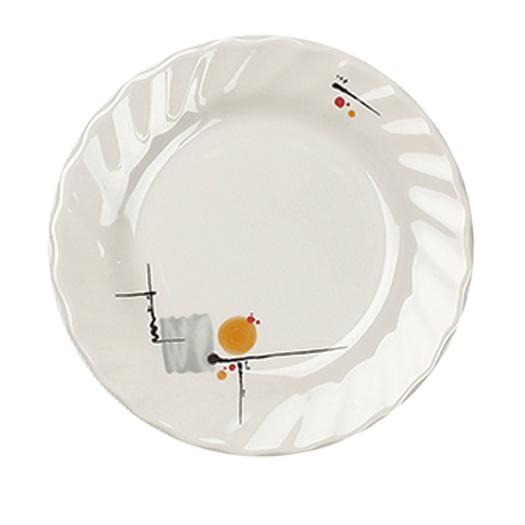 Melawares Morning Sun 6pc 9 inch Dinner Plate with Groove Set | Shopee ...