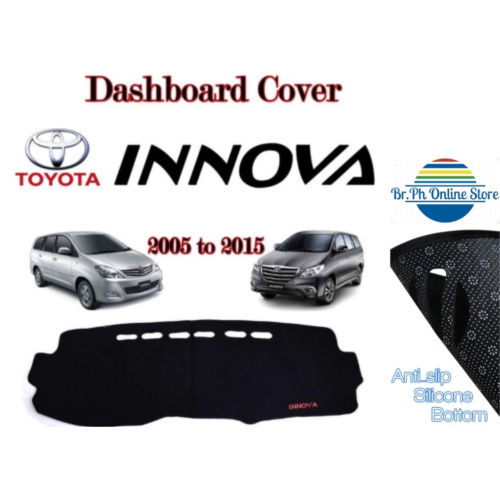 Dashboard Cover for Toyota Innova 2005 to 2015, Insulated Dashboard ...